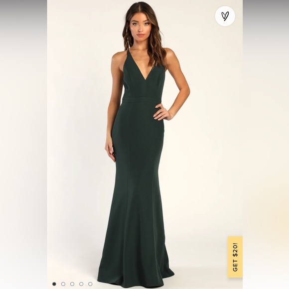 Dresses | Emerald Green Lace Back Button Dress | Poshmark